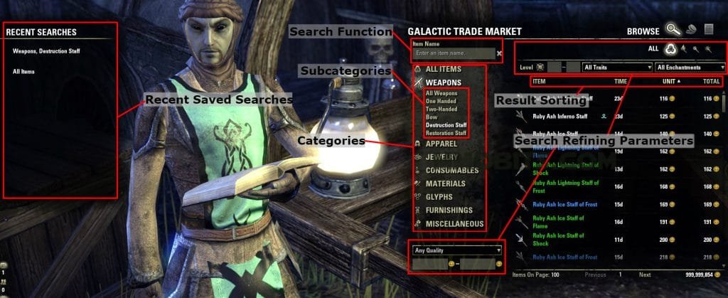 Guild Trader UI Revamp Overview and Guide