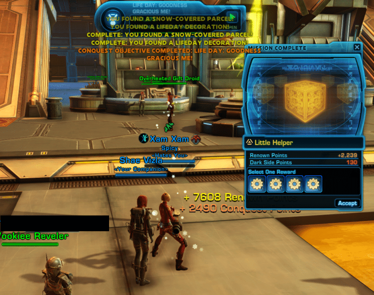SWTOR Life Day Event Guide